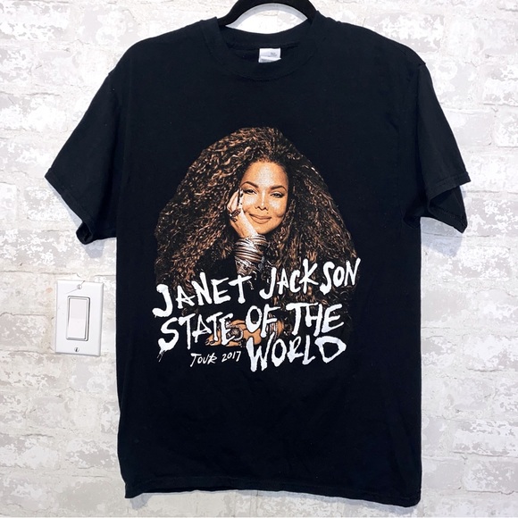 Tops | Janet Jackson World Tour Shirt Circa 217 | Poshmark
